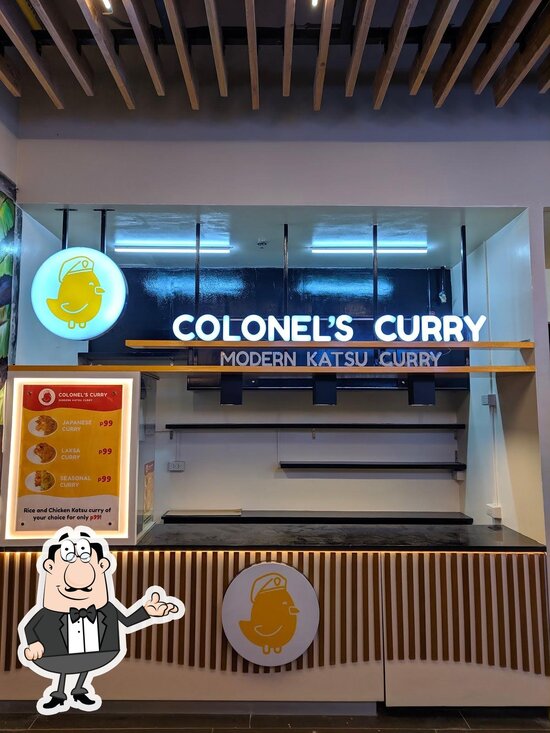 Menu at Colonel's Curry restaurant, Manila