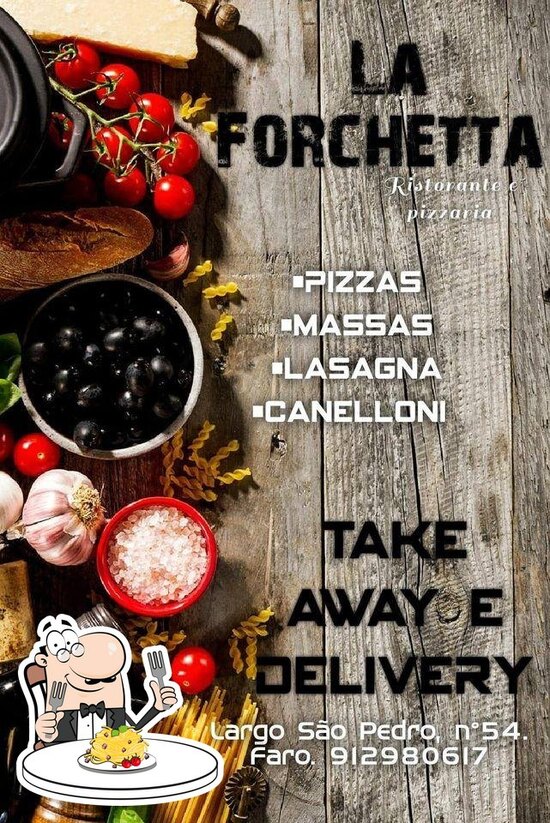 Menu em Restaurante La Forchetta, Faro, R. Conselheiro Bivar 42