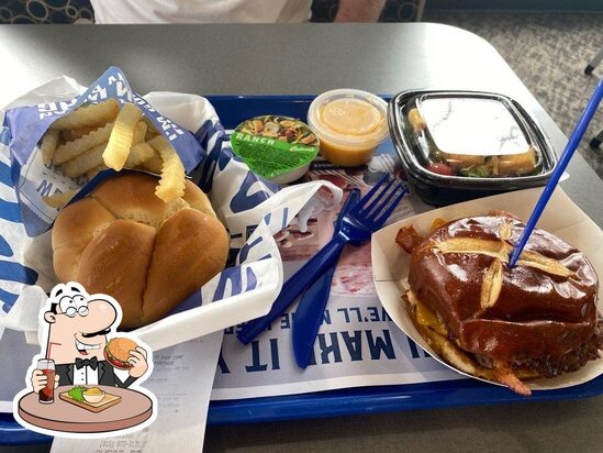 Menu at Culver's fast food, Princeton