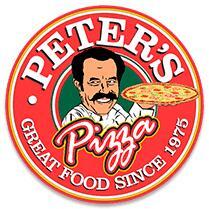Menu at Peter's Pizza restaurant, Carbonear