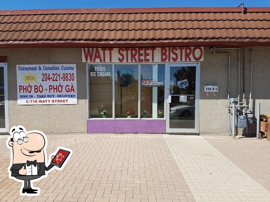 Menu at Watt Street Bistro restaurant, Winnipeg, B