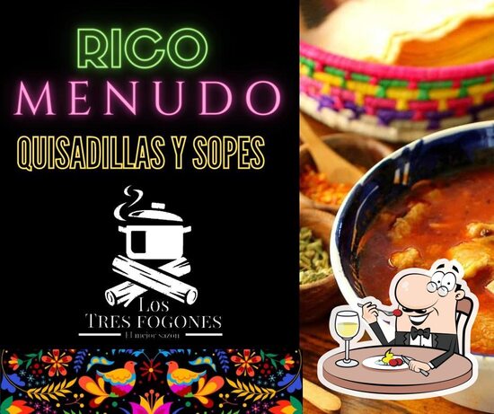 Carta del restaurante Cocina Los Tres Fogones, Santiago del Querétaro