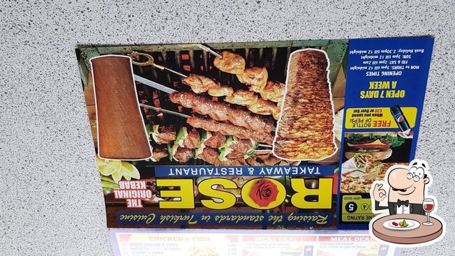 Rose Kebab, Bexhill - Restaurant menu, prices and reviews