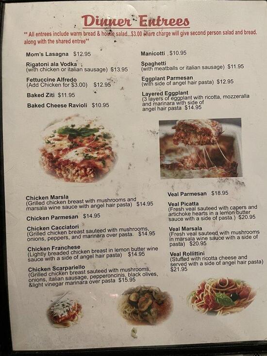 Menu at Bella Cucina Italian Family Restaurant, Sun City Center, Sun ...