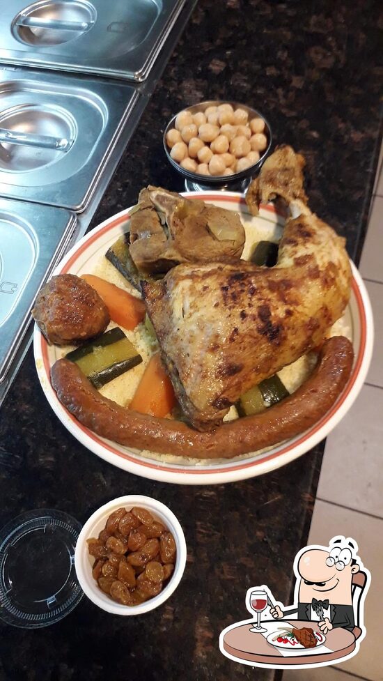 Menu au L'Eure du Couscous restaurant, Dreux