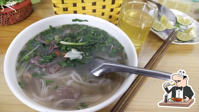 Menu at Phở Bò Hiếu Thảo restaurant, Sơn Tây