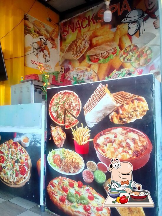 Menu at Snack sipia restaurant, Marrakesh