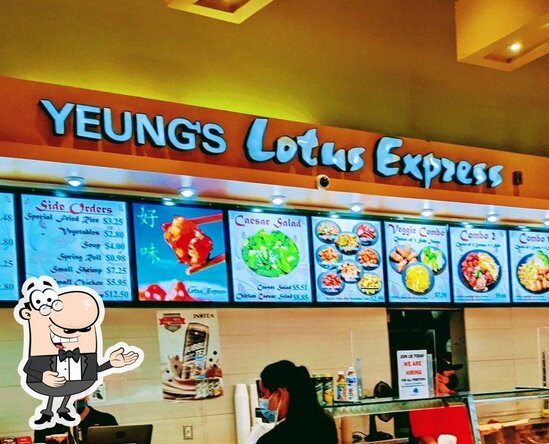 Menu at Yeung's Lotus Express restaurant, Miami, NW 12th St