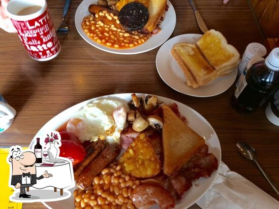 Menu at CRUSTY'S cafe, Darlington