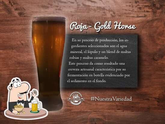 Carta del pub y bar La Cerveceria, Villa Allende, Derqui 44