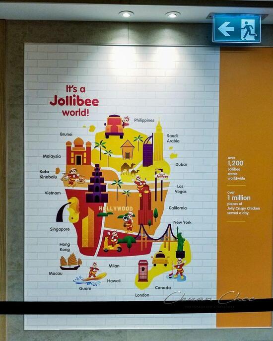Menu at Jollibee fast food, Toronto, 334 Yonge St