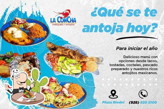 La Concha Mariscos y Antojitos Mexicanos in San Luis - Restaurant menu ...