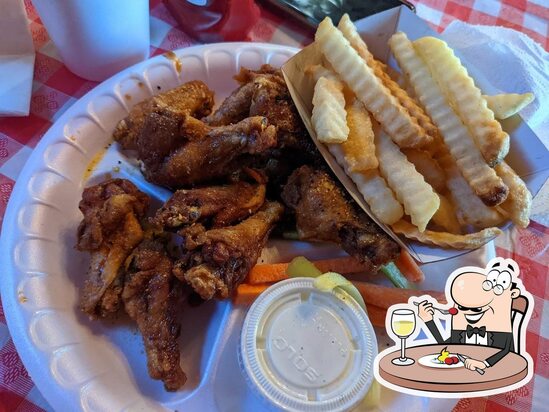 Menu at Blazers Hot Wings restaurant, Commerce