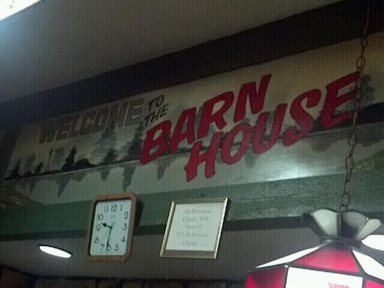 Menu at Barnhouse Restaurant, Kewanee