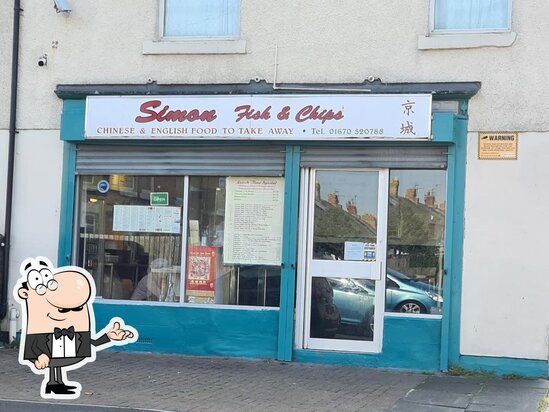 Menu at Simons Fish & Chips fast food, Ashington