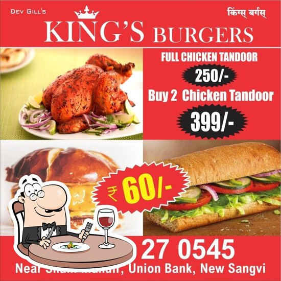 Actor Dev Gill's Kings Burgers - Best Tandoori chicken in Sangvi ...