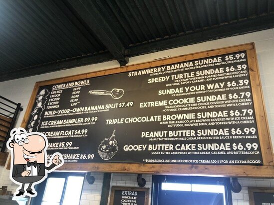 Menu at Ice Cream Factory pub & bar, Eldon