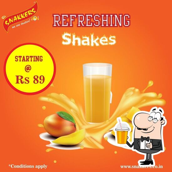 Menu at Snakkers, Bagha Purana