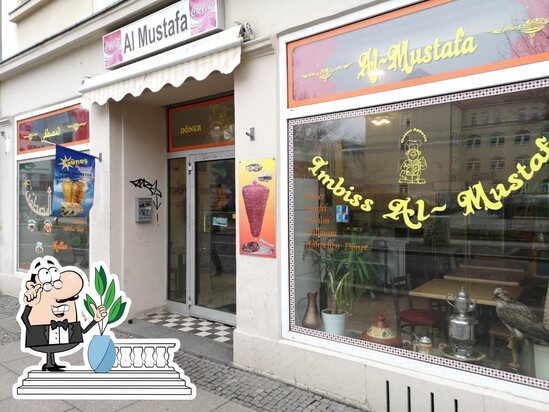 Menu at Al Mustafa Döner Kebab restaurant, Leipzig