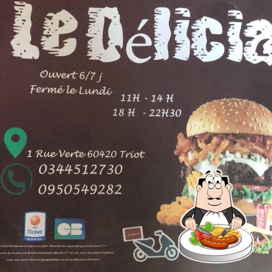 Carta del restaurante Le delicia, Tricot