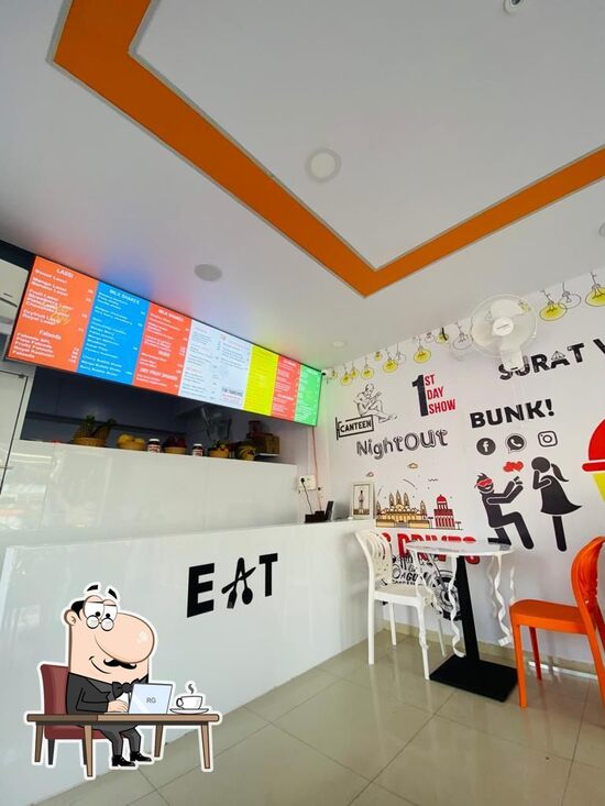 Menu at Lassi day cafe and burger pav, Surat