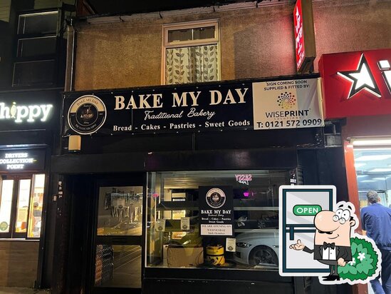 Menu at Bake My Day Bakery, Tipton