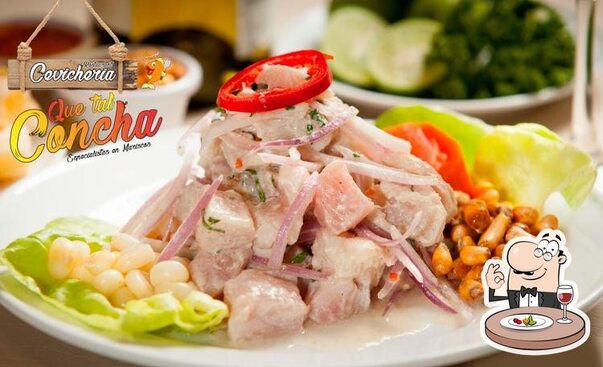 Menu at Rest. Cevicheria Que tal concha restaurant, Cayaltí
