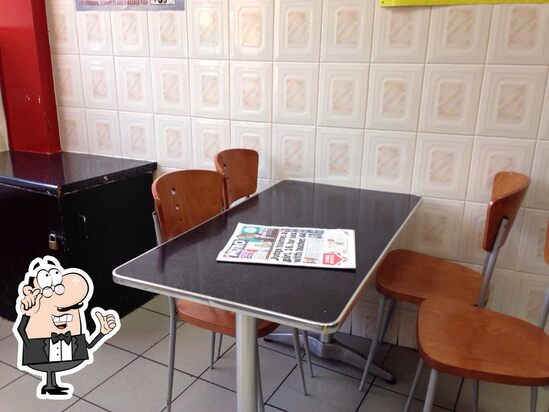 Menu at DC Fast Food, London, 37 Shaftsbury Parade