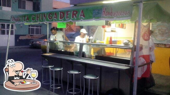 Menu at Las Chingaderas restaurant, Tlaquepaque