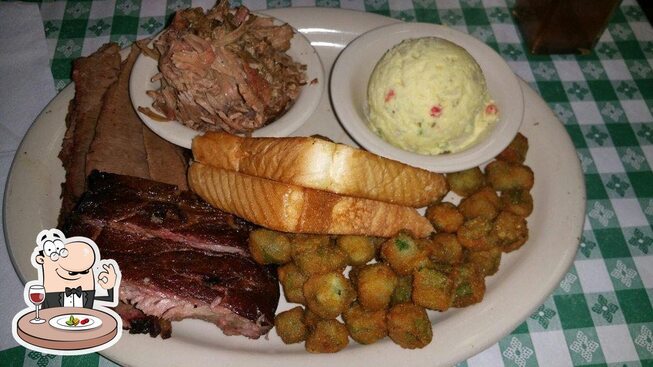 Menu at Cokers BBQ, Arlington