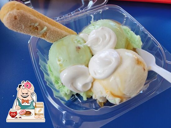 Carta de Miami Coppelia Ice Cream, Miami, NW 7th St