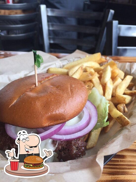 Menu at Spanky Burger & Brew pub & bar, Tacoma