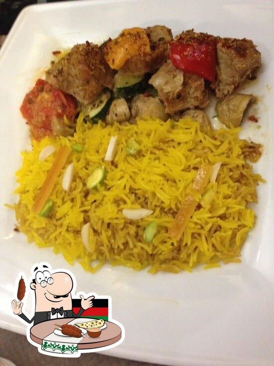 Menu at Afghan Café, Vannes