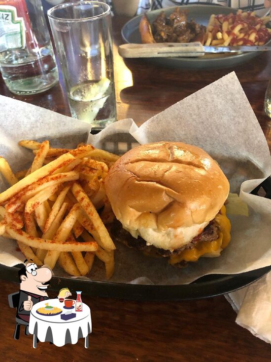 Menu at Smokin' Joe's Knockout Burgers restaurant, Berea
