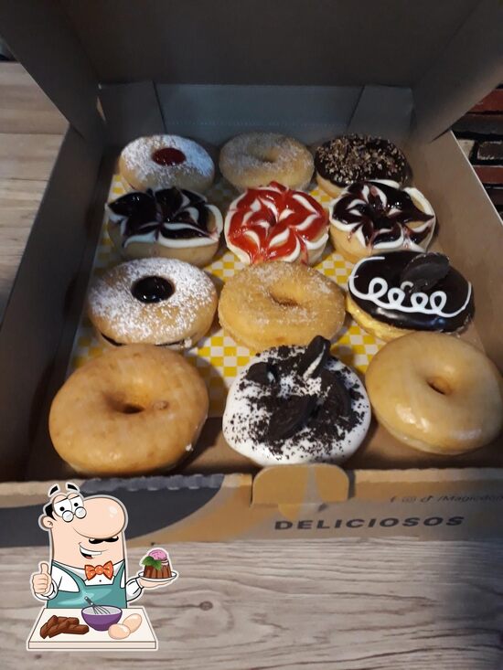 Carta del postres Magic Donuts Independencia, Guadalajara