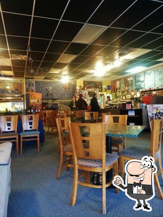Menu at Strange Brew cafe, Greenwood