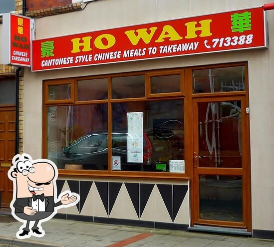 Menu at Ho Wah fast food, Menai Bridge