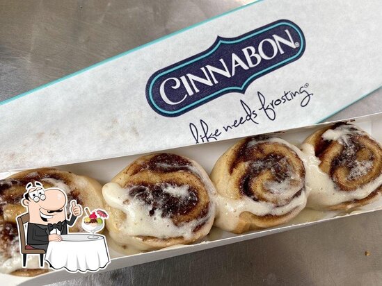 Menu at Cinnabon desserts, Roseville, Galleria Blvd