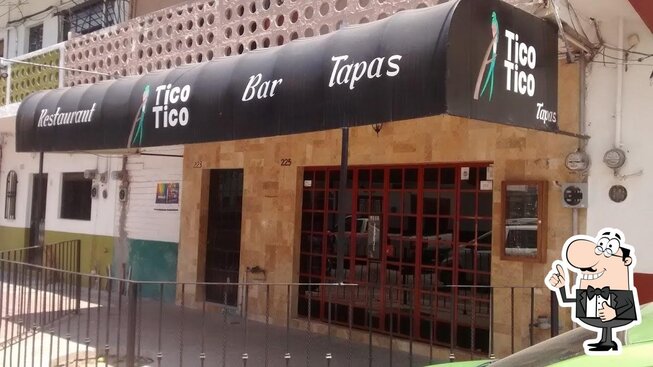 Menu at Tico Tico restaurant, Puerto Vallarta