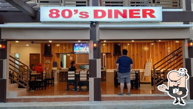 Menu at 80's Diner restaurant, Muntinlupa