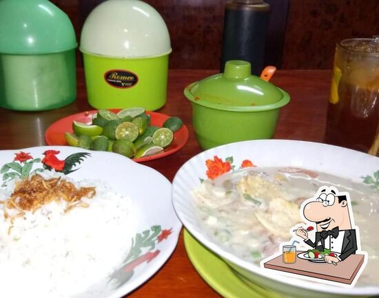 Menu at SOP / SOTO BETAWI IBU YATI restaurant, South Tangerang, Blok AX No