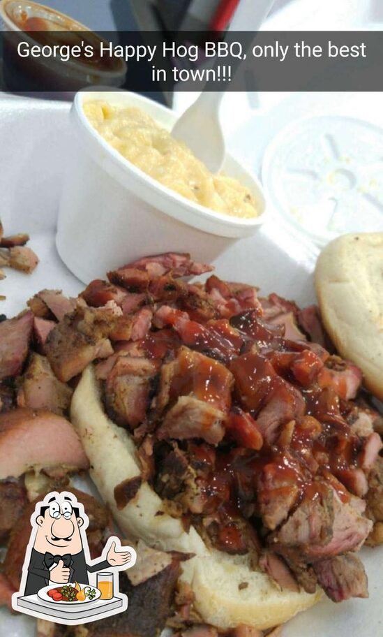Menu at George's Happy Hog Bar-B-Q, Oklahoma City, 712 Culbertson Dr