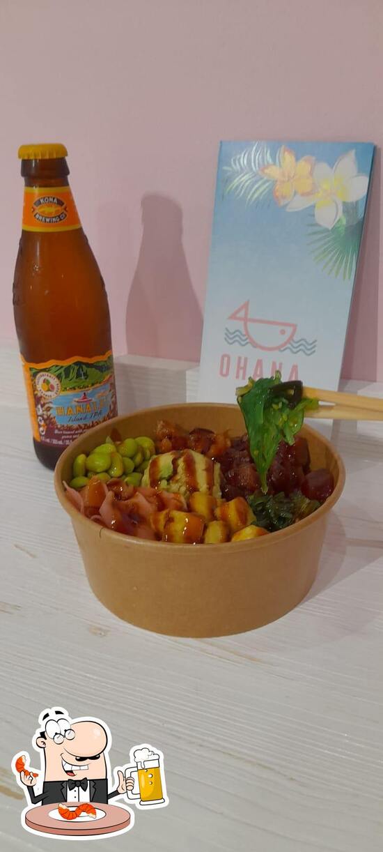 Menu at Ohana Poke restaurant, Intra