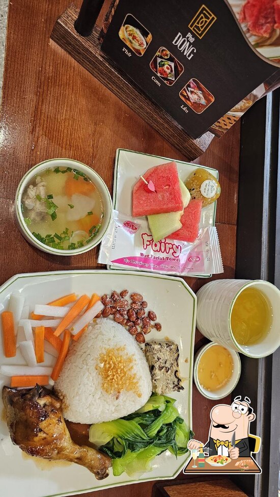 Menu at Phở Đông restaurant, Hanoi, 84 P. Trần Quang Diệu