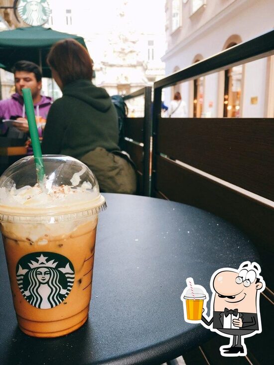 Menu at Starbucks, Vienna, Bräunerstr. 2