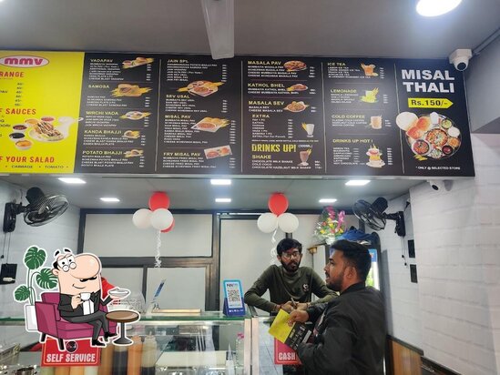 MMV Mumbaiya Misal and Vadapav Kudasan, Gandhinagar - Restaurant menu ...