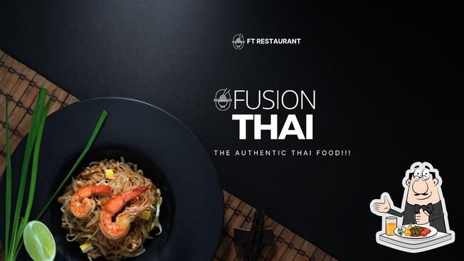 Menu at Fusion Thai restaurant, Albufeira