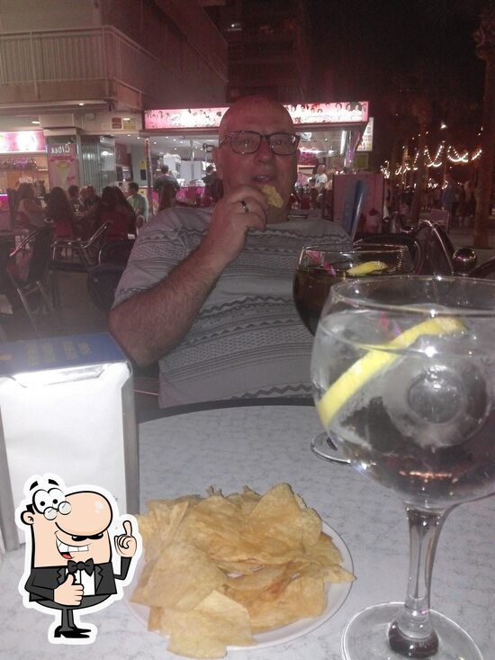 Menu at Gold cafe, Benidorm