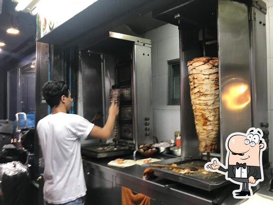 Menu at Shawarma Corner restaurant, Bangkok