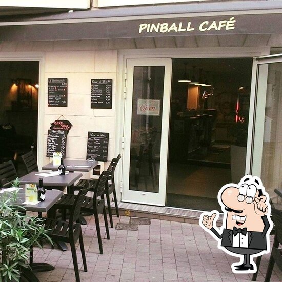 Menu at Pinball Café, Niort